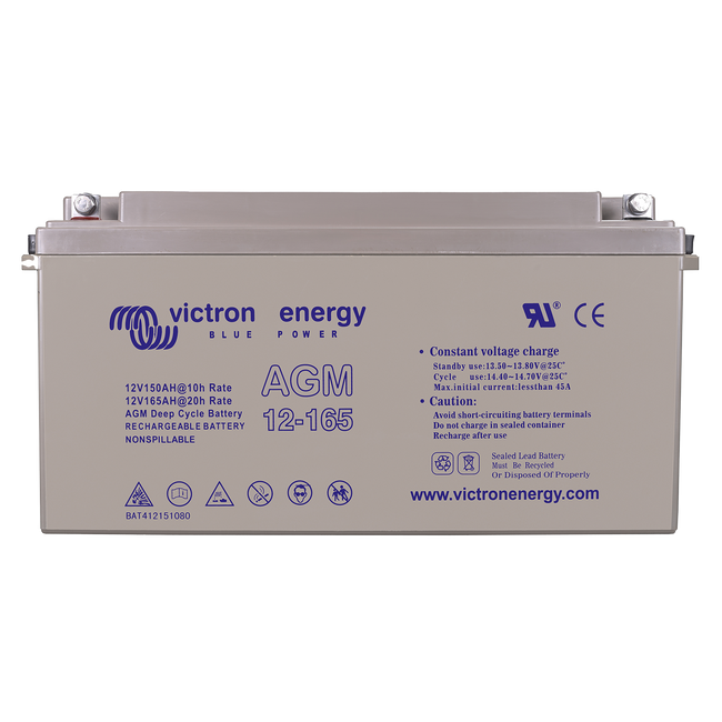 Victron 12V/165Ah AGM Deep Cycle Battery